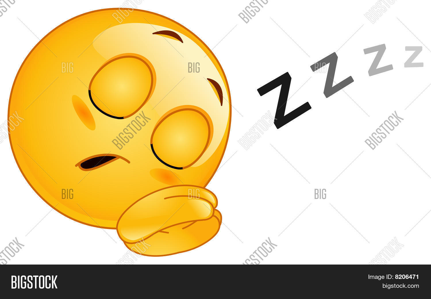 Sleeping Emotion Vector & Photo (Free Trial) | Bigstock