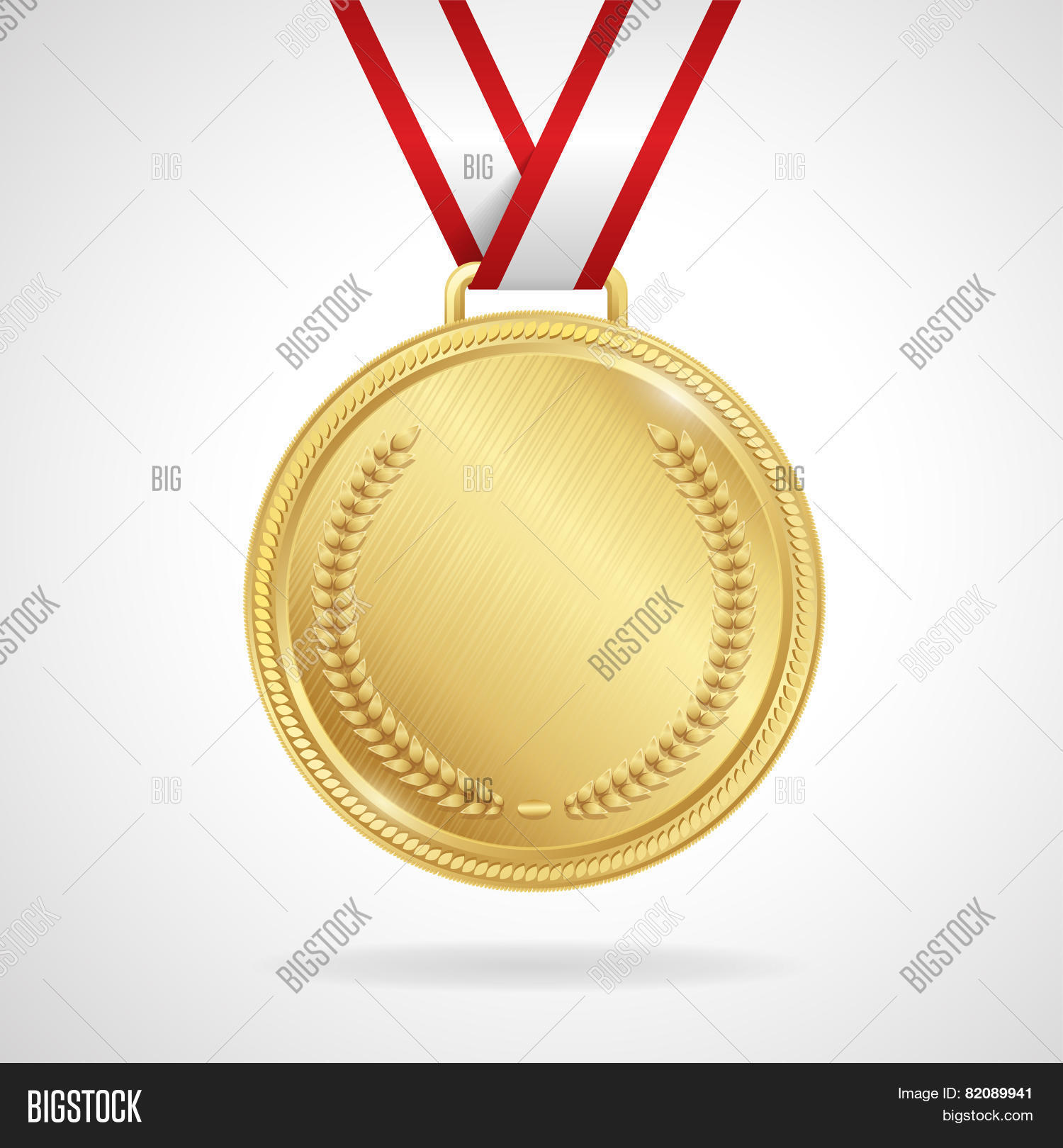 Vector Gold Medal Vector & Photo (Free Trial) | Bigstock