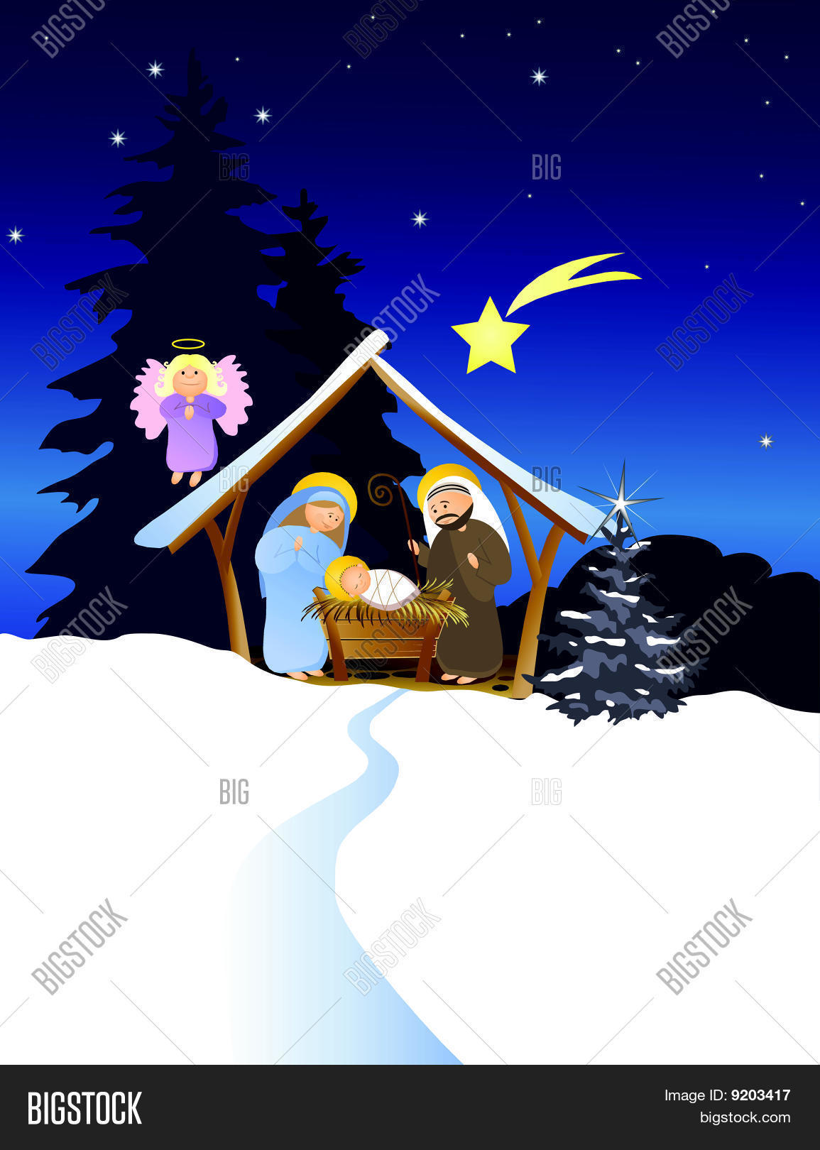 Christmas Nativity Vector & Photo (Free Trial) | Bigstock