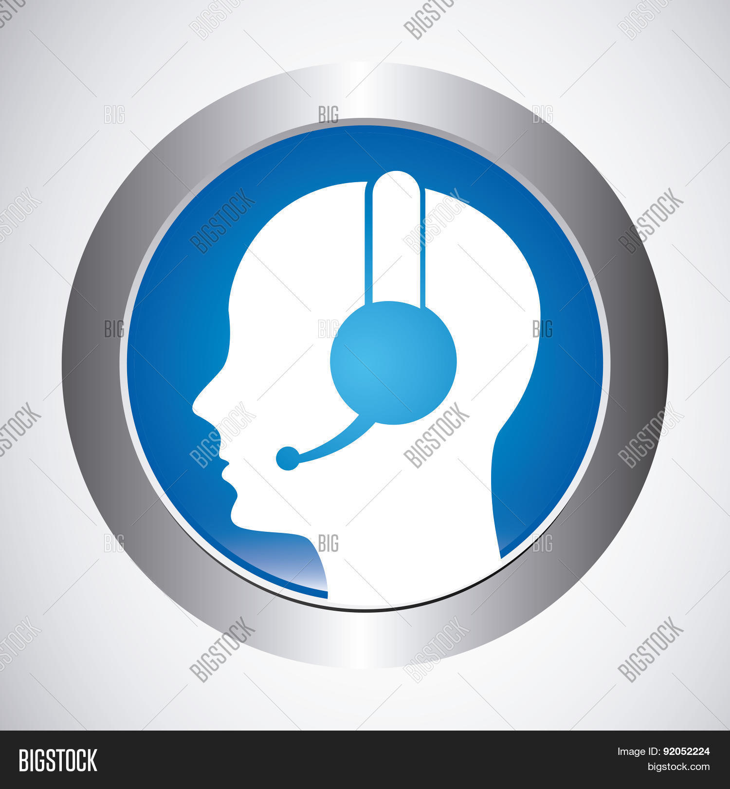 Call Center Design Vector & Photo (Free Trial) | Bigstock