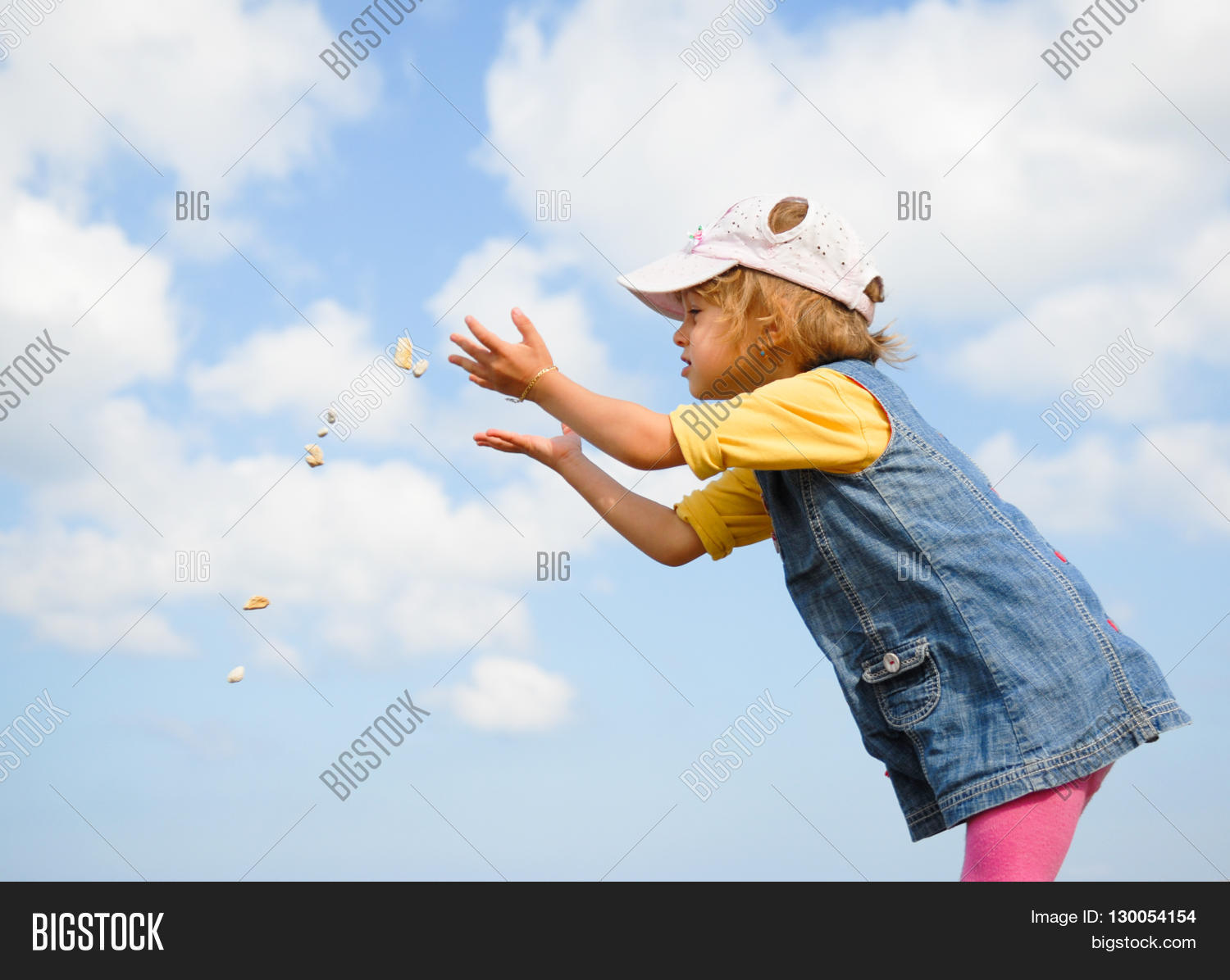 Little Girl Throws Image & Photo (Free Trial) | Bigstock