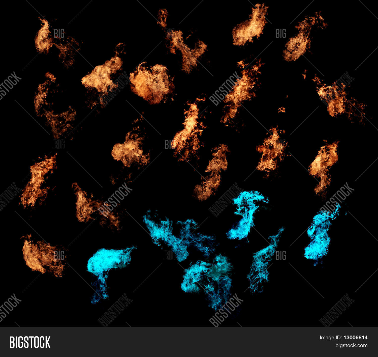Flames Fire Isolated Image & Photo (Free Trial) | Bigstock