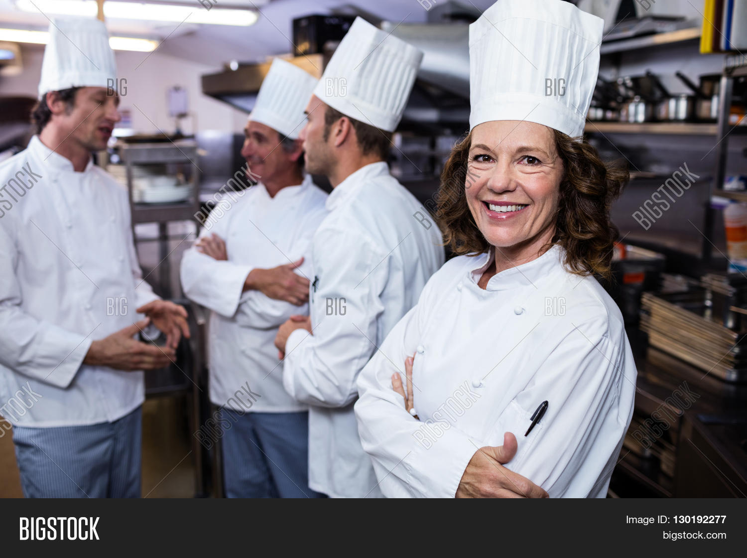 Portrait Smiling Chef Image & Photo (Free Trial) | Bigstock