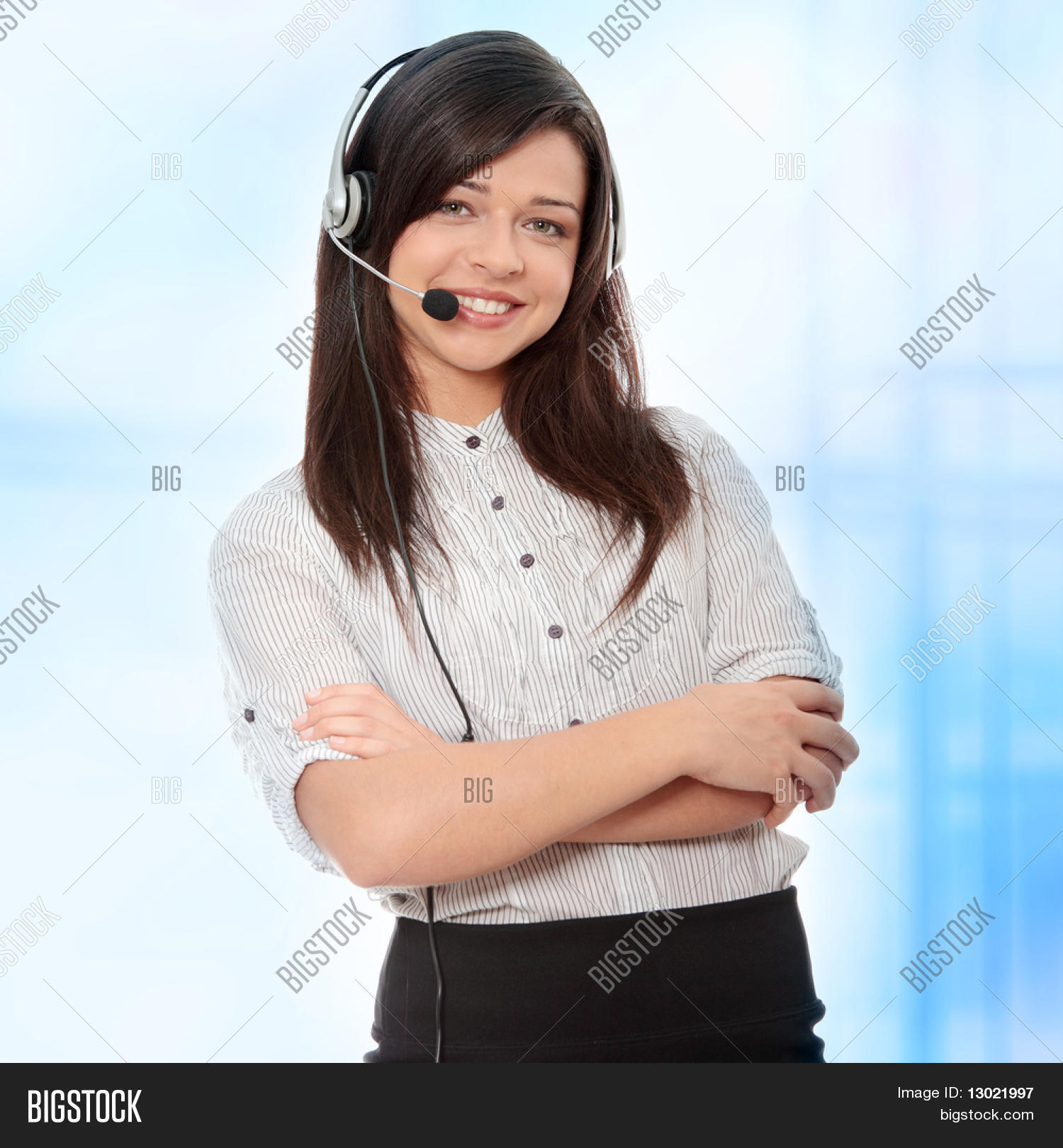 Call Center Woman Image & Photo (Free Trial) | Bigstock