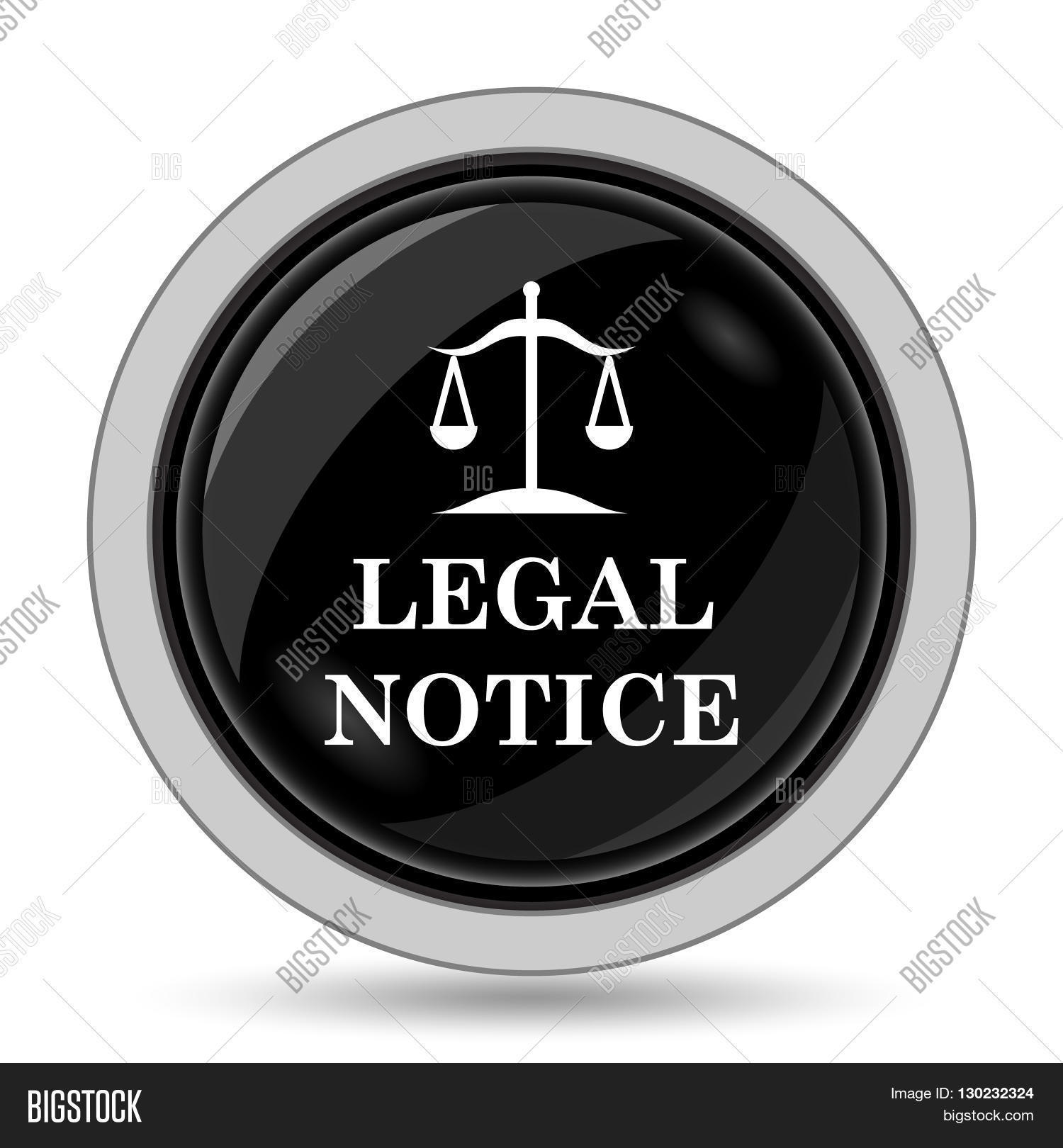 Legal Notice Icon Image & Photo (Free Trial) | Bigstock