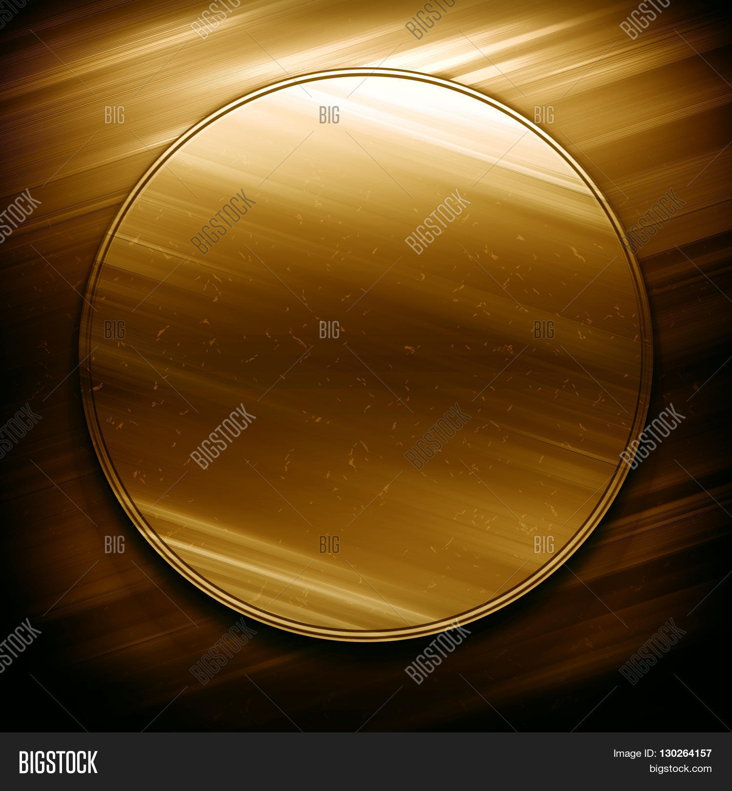 Gold Metal. Round Gold Image & Photo (Free Trial) | Bigstock