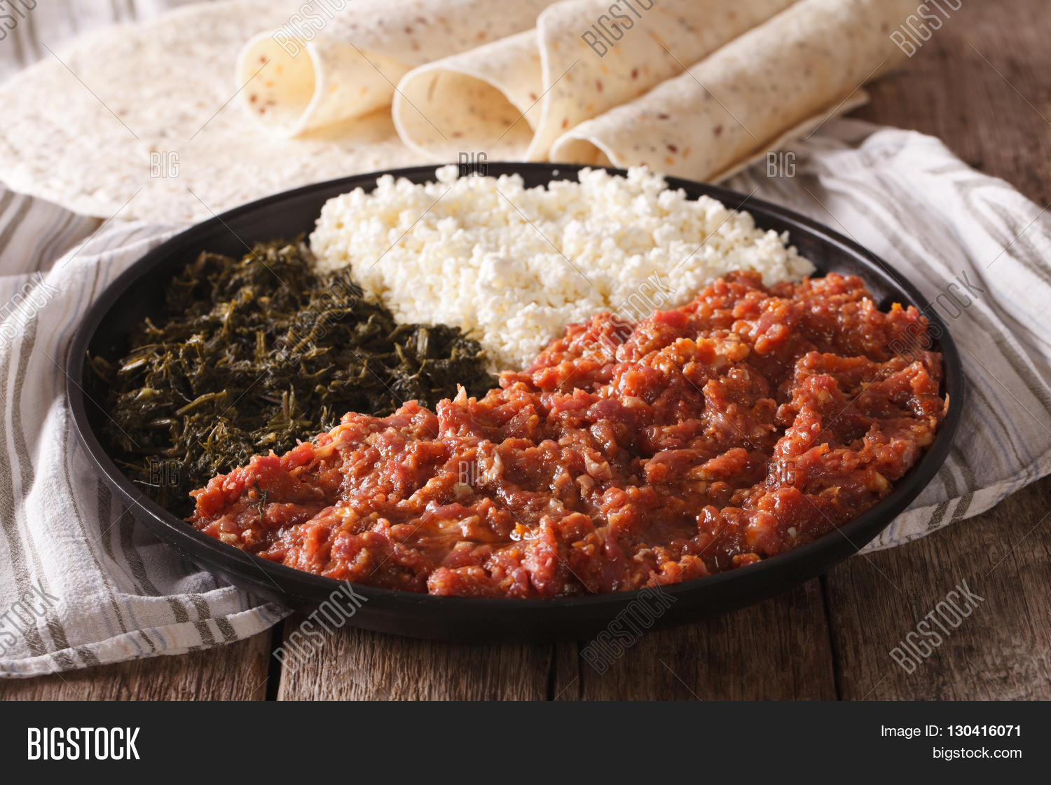 Ethiopian Food Kitfo: Image & Photo (Free Trial) | Bigstock