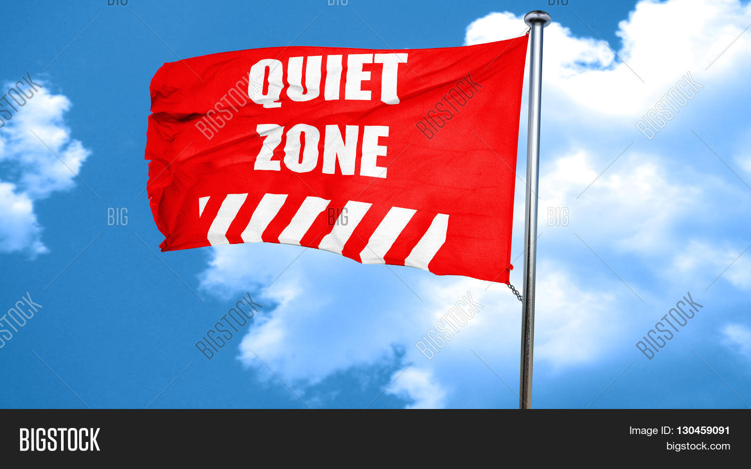 Quiet Zone Sign, 3D Image & Photo (Free Trial) | Bigstock