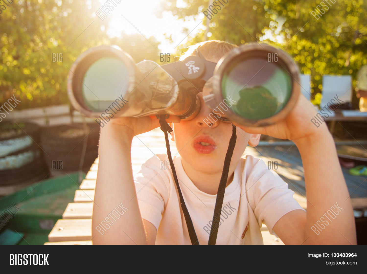 Little Boy Looking Image & Photo (Free Trial) | Bigstock