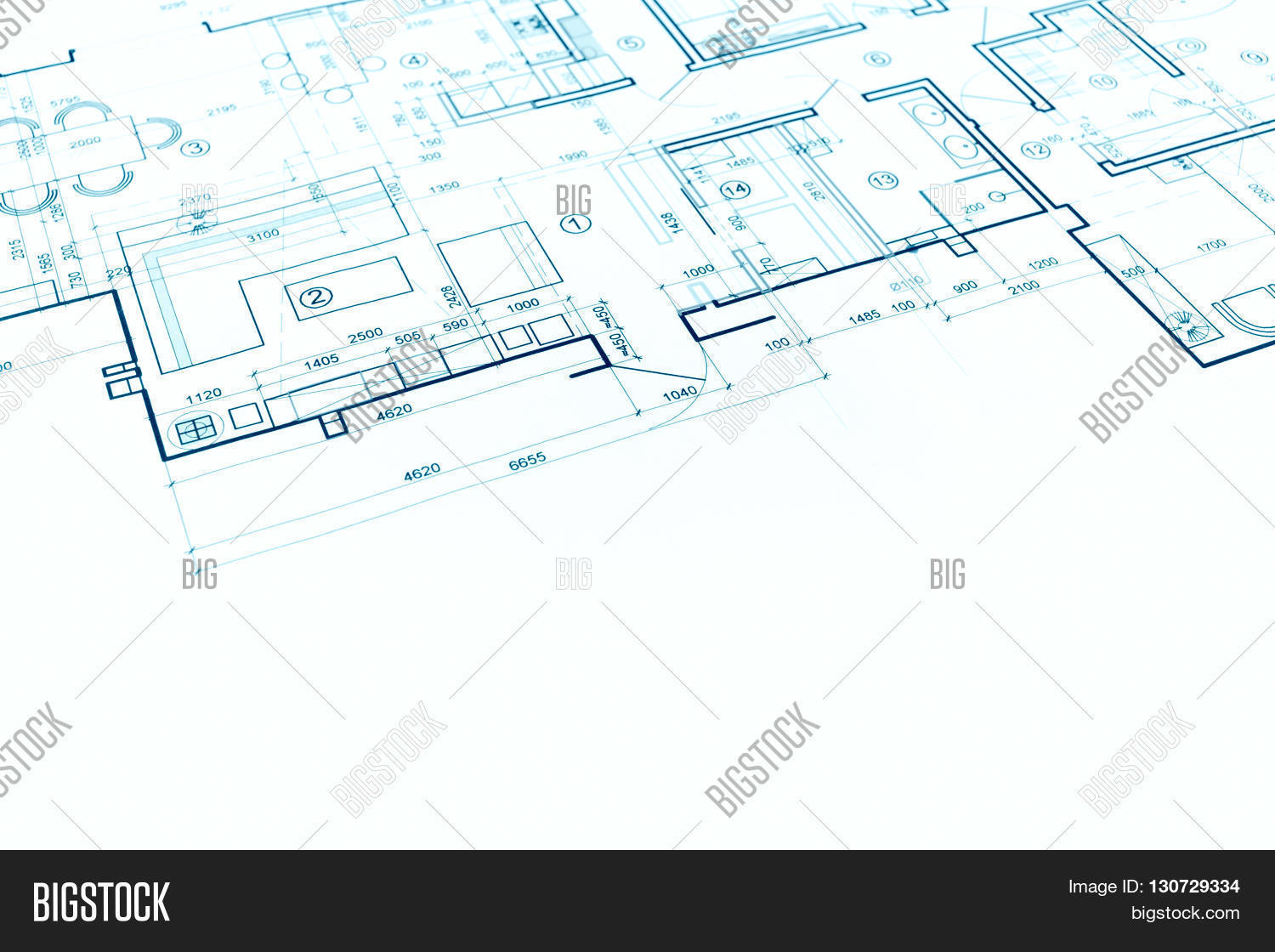 Blueprint Floor Plan, Image & Photo (Free Trial) | Bigstock