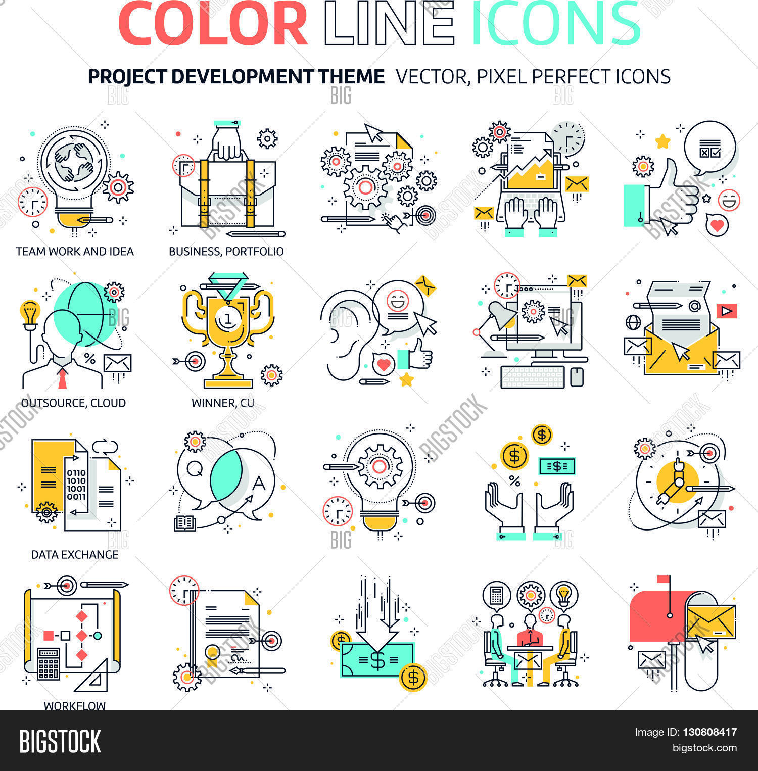 Color Line, Business Vector & Photo (Free Trial) | Bigstock