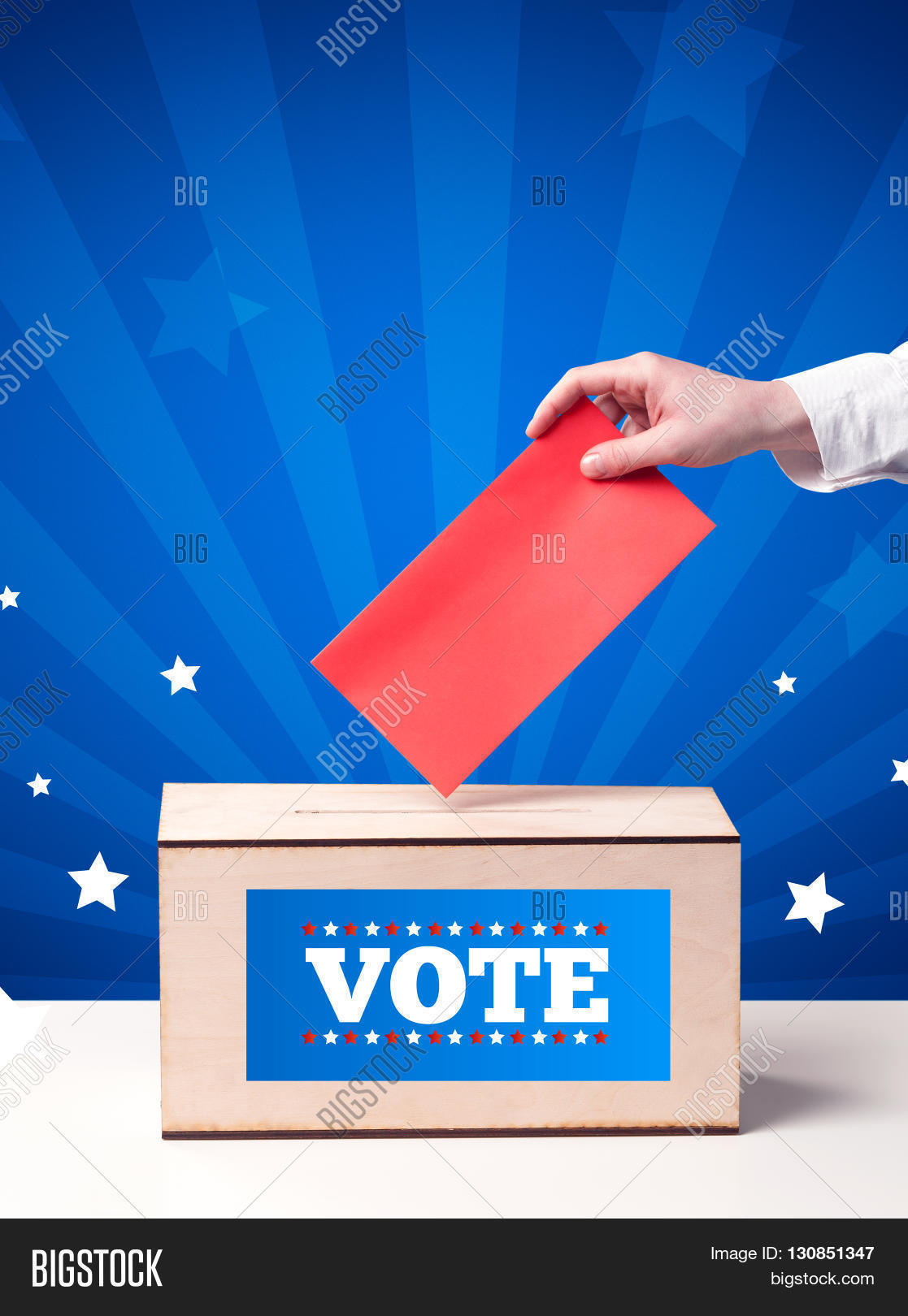Voting Hand Ballot Image & Photo (Free Trial) | Bigstock