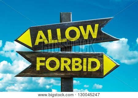 Allow - Forbid Image & Photo (Free Trial) | Bigstock
