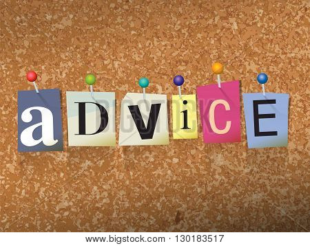Word "ADVICE" Written Vector & Photo (Free Trial) | Bigstock
