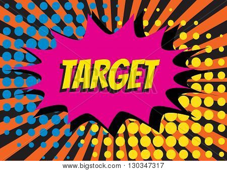 Target Pop Art Style Vector & Photo (Free Trial) | Bigstock