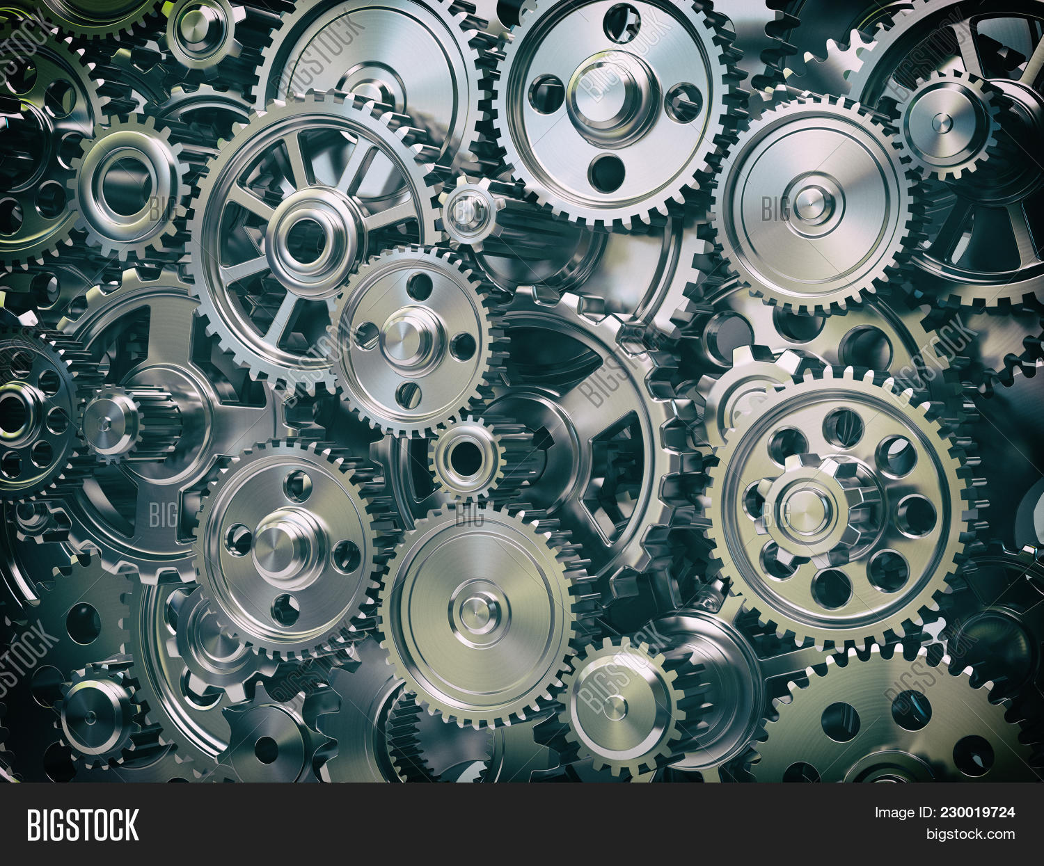 Engine Gear Wheels. Image & Photo (Free Trial) | Bigstock