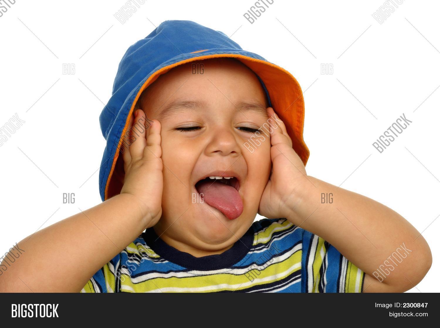 Funny Face Boy Hat Image & Photo (Free Trial) | Bigstock