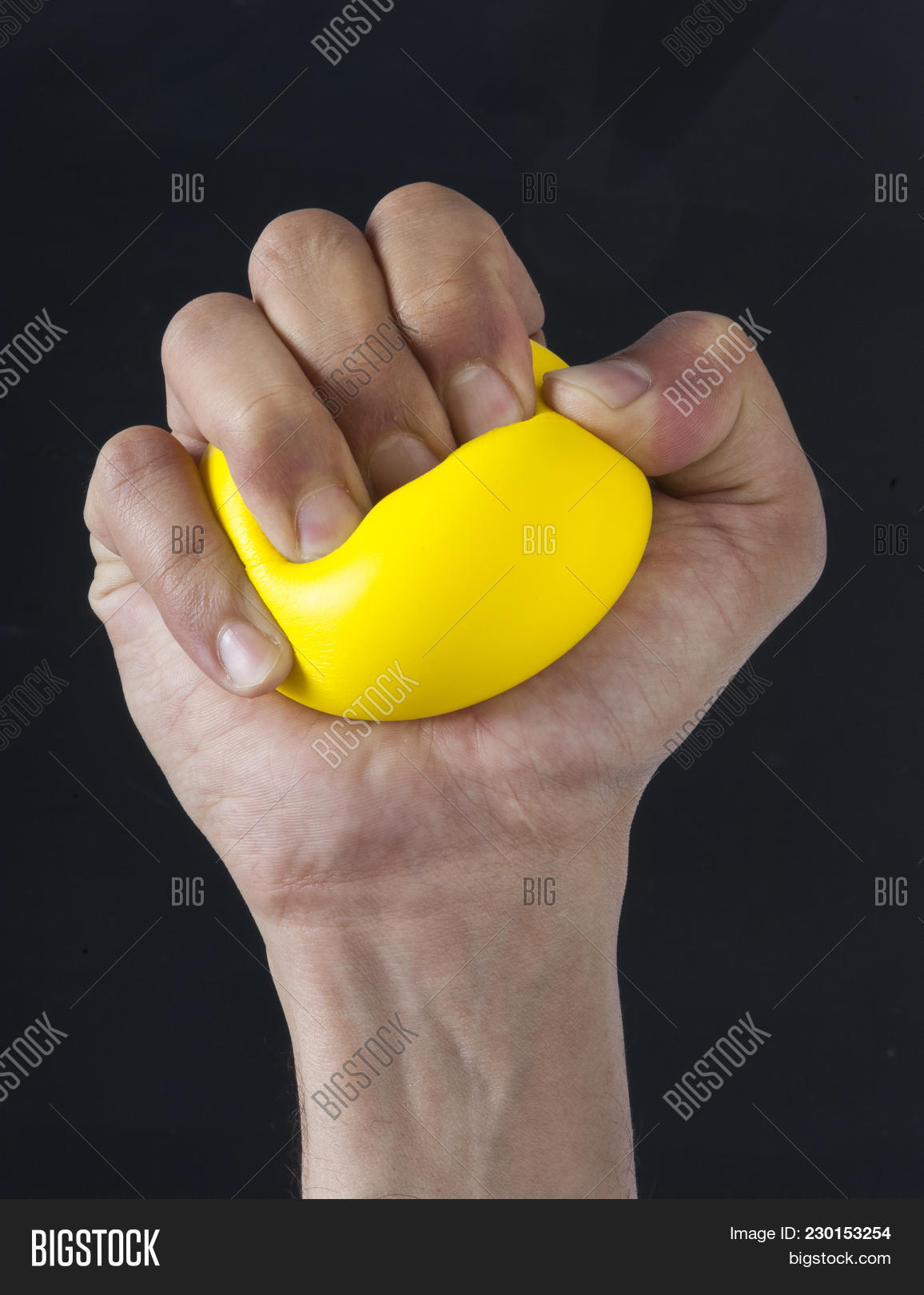 Hand Squeezing Stress Image & Photo (Free Trial) | Bigstock