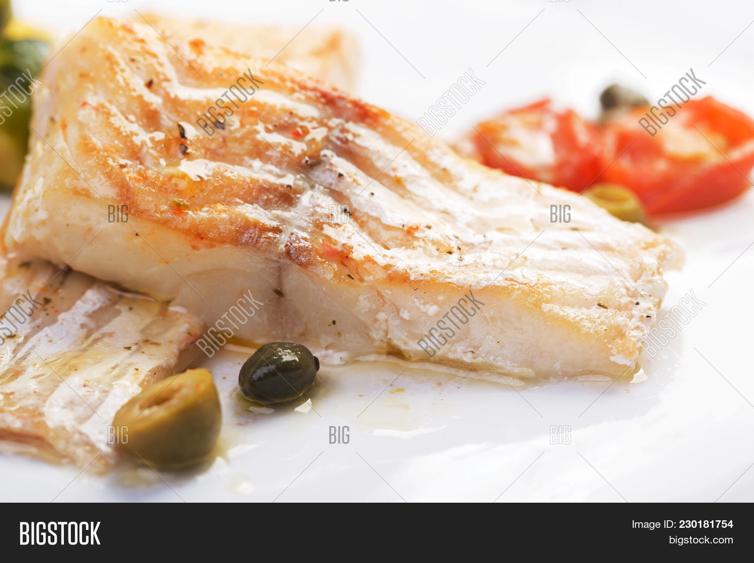 Cod Fillets Olives Image & Photo (Free Trial) | Bigstock