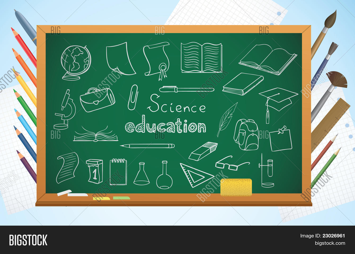 School Background Vector & Photo (Free Trial) | Bigstock