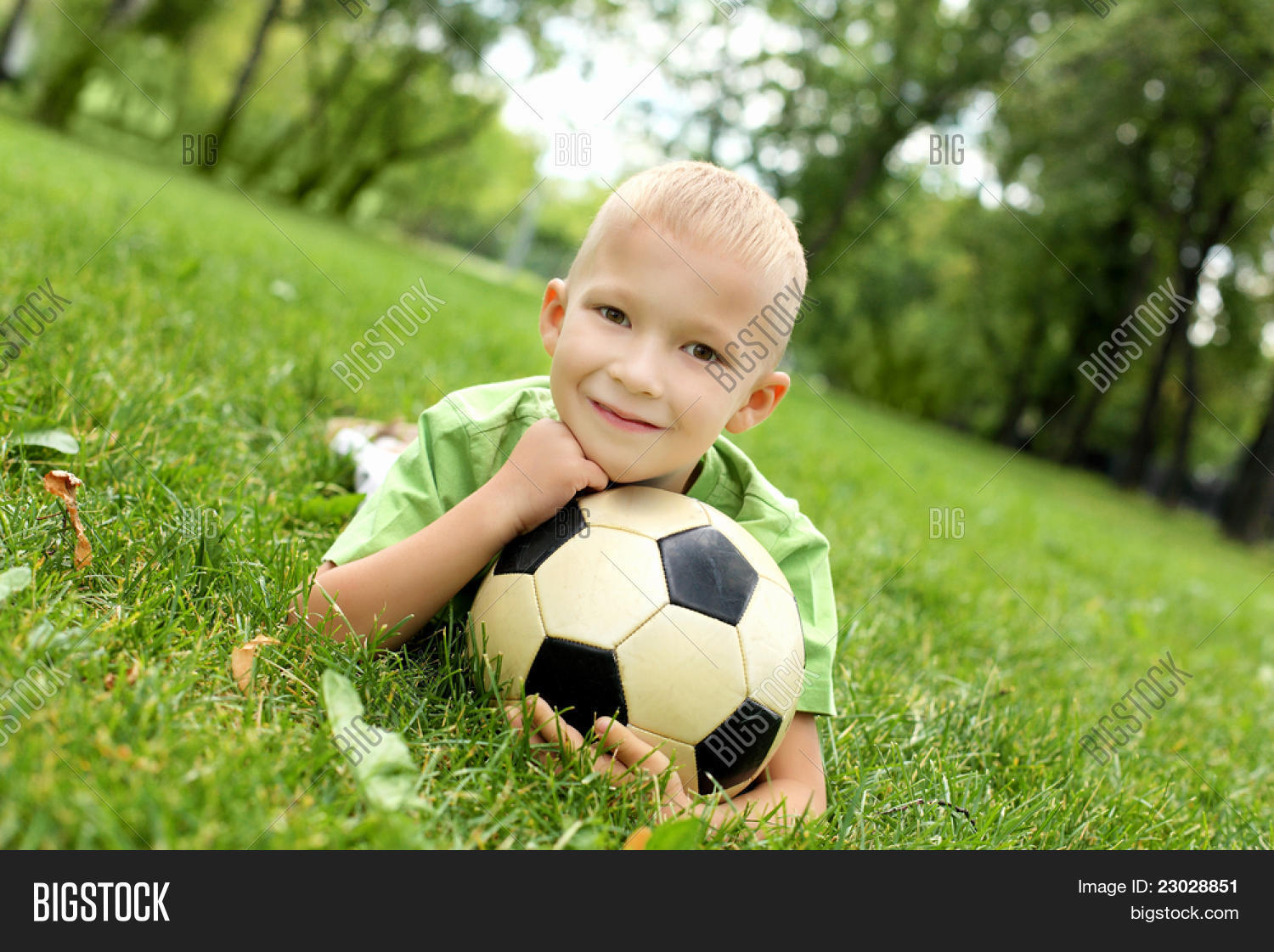 Little Boy Summer Park Image & Photo (Free Trial) | Bigstock