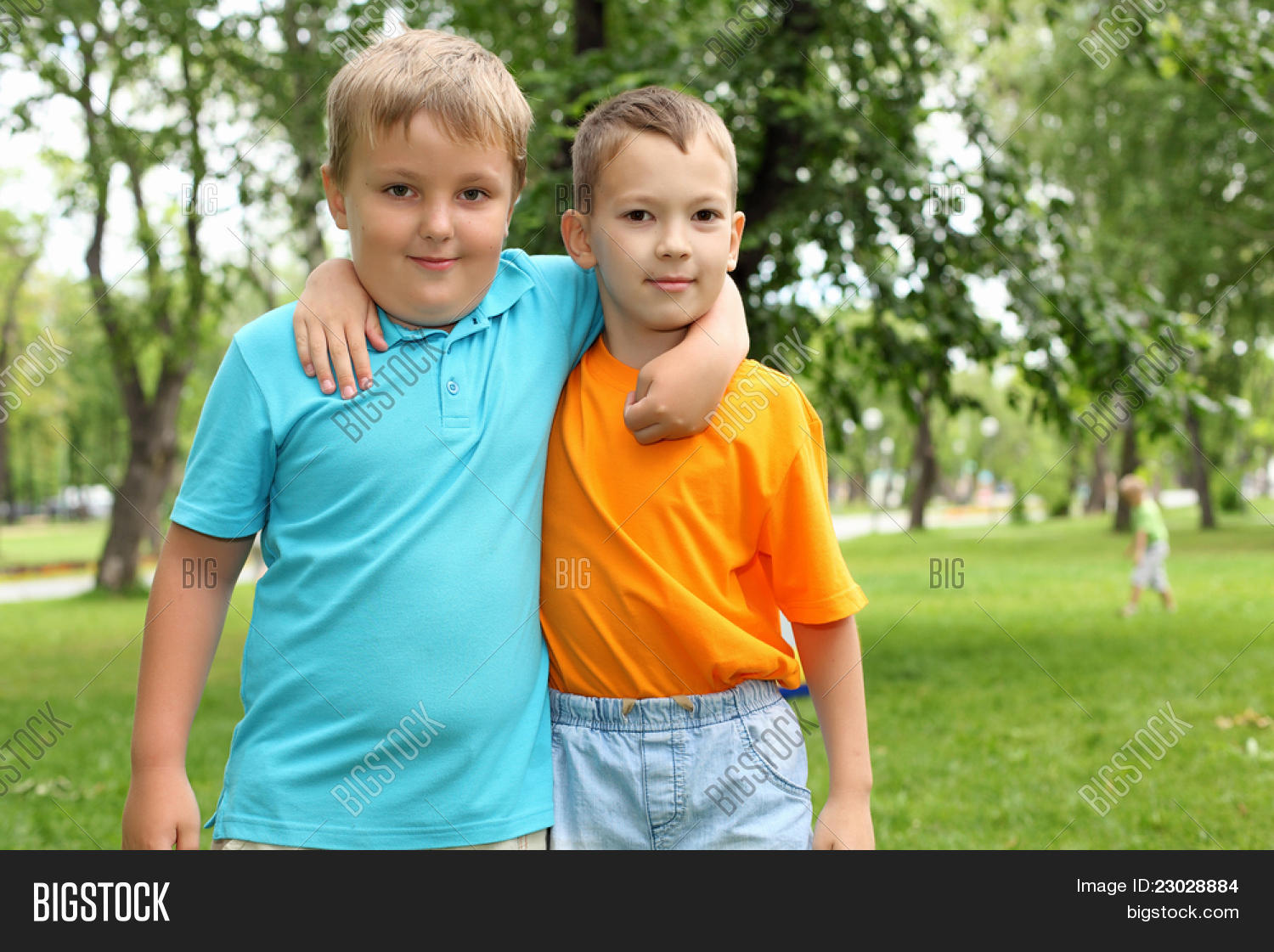 Two Boys Standing Next Image & Photo (Free Trial) | Bigstock