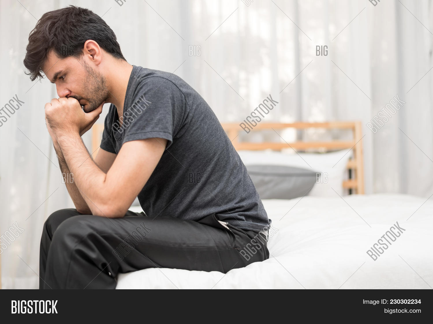 Portrait Heavy-hearted Image & Photo (Free Trial) | Bigstock