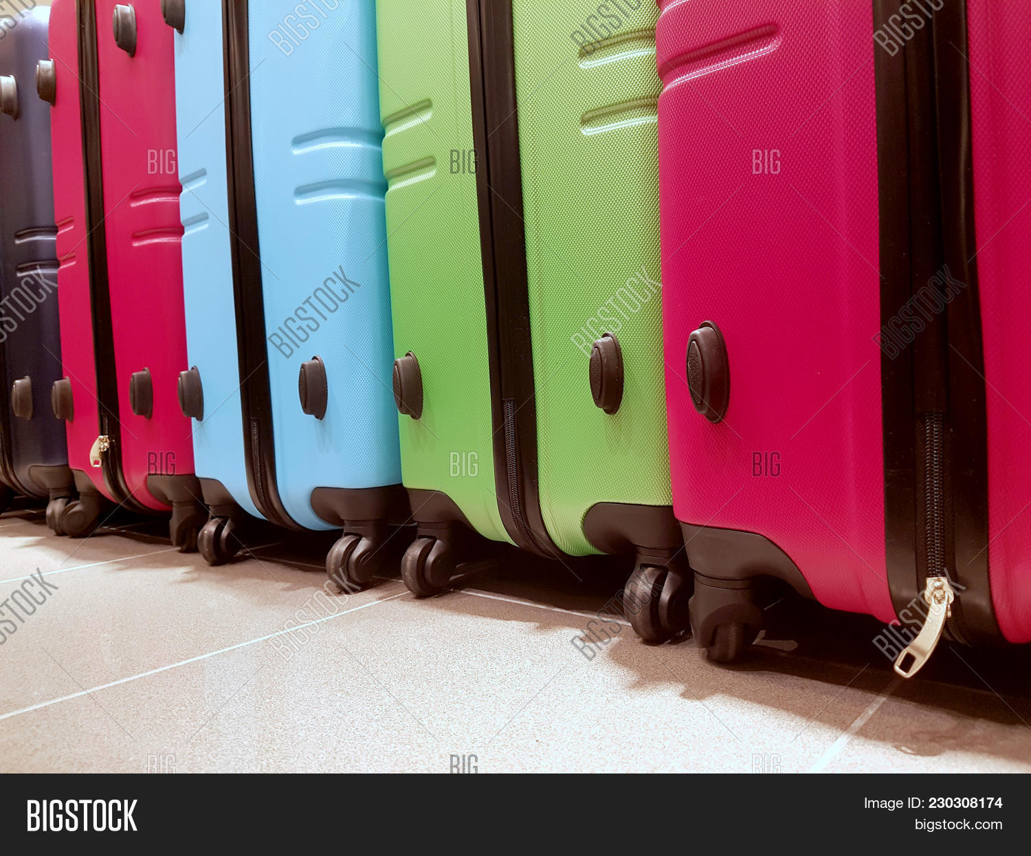 Many Luggage Suitcases Image & Photo (Free Trial) | Bigstock