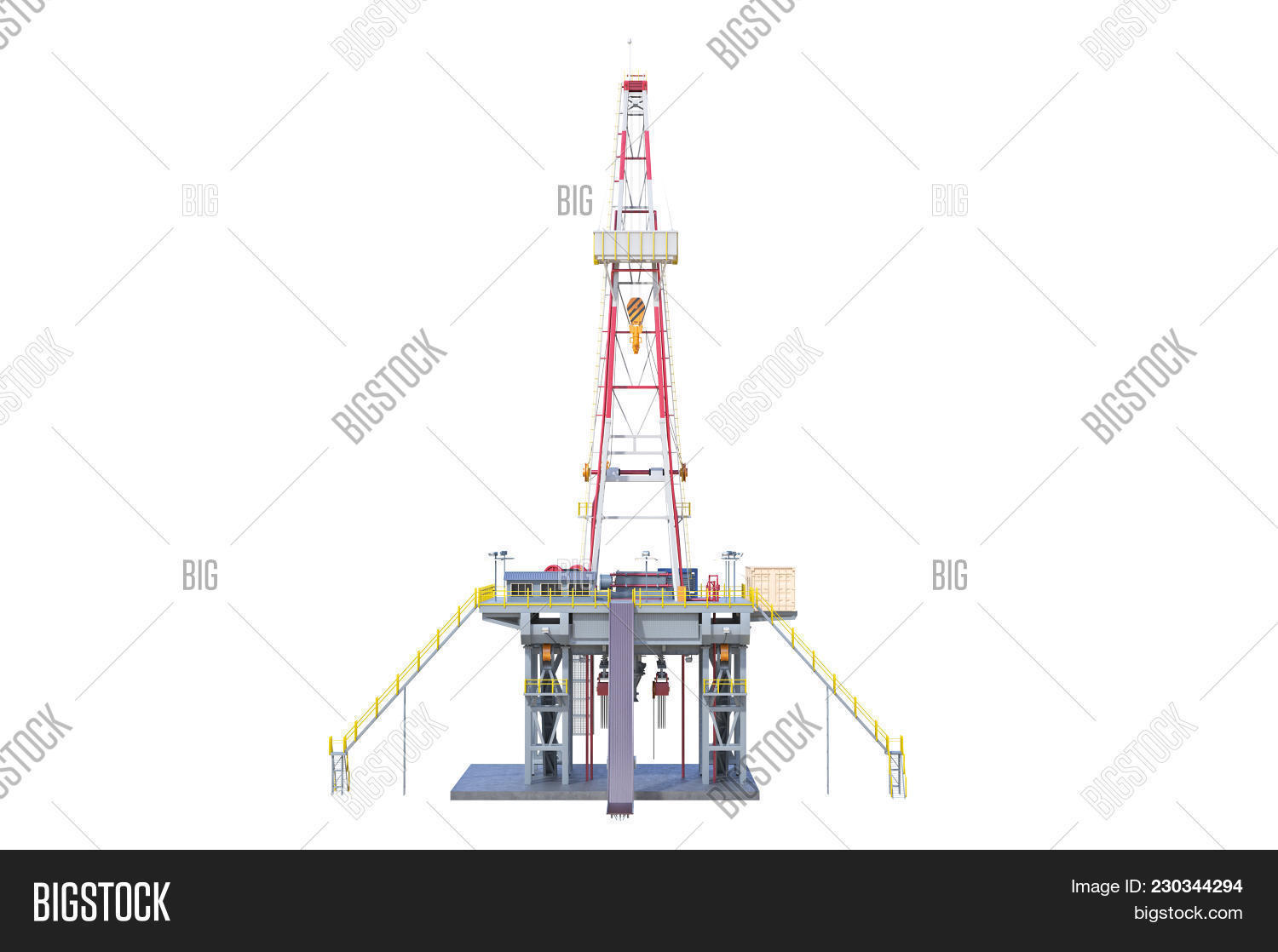 Land Rig Drilling Oil Image & Photo (Free Trial) | Bigstock