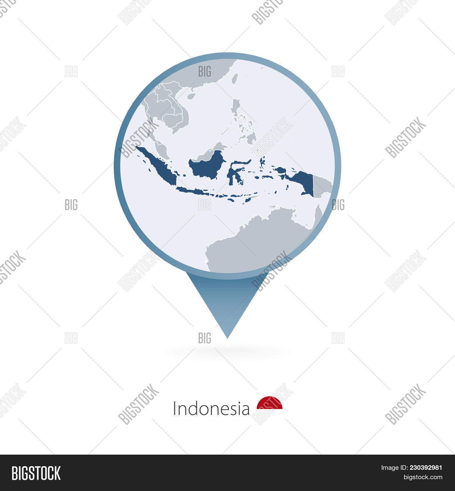 Map Pin Detailed Map Vector & Photo (Free Trial) | Bigstock