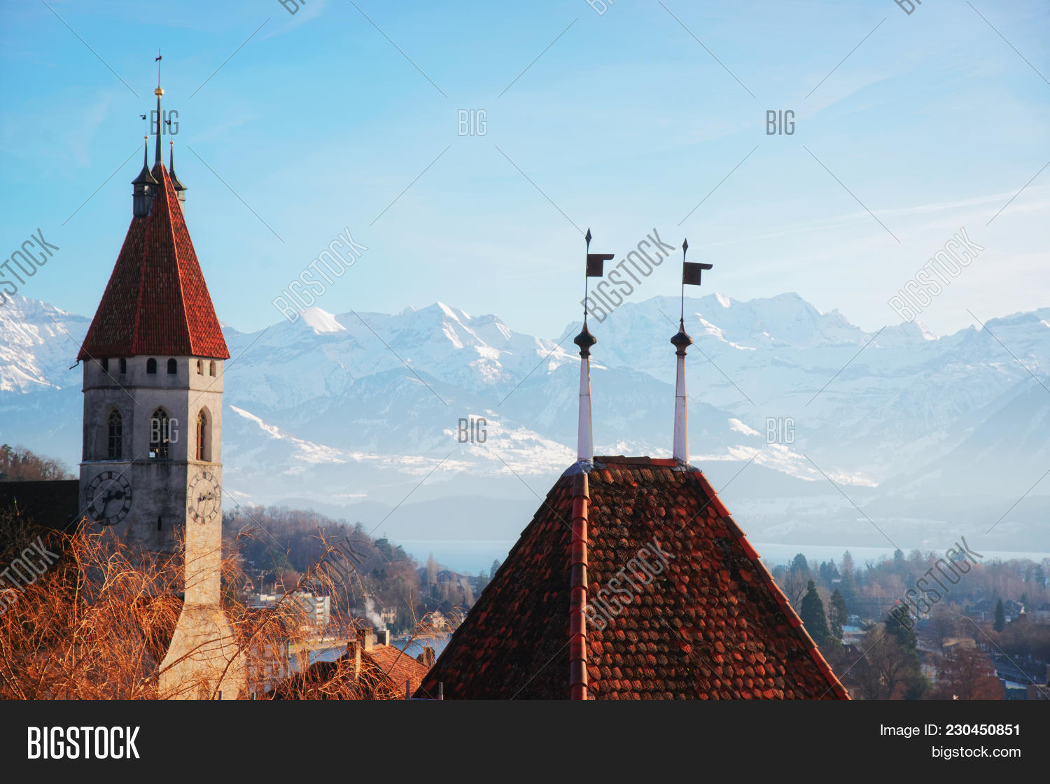 Panorama Thun City Image & Photo (Free Trial) | Bigstock