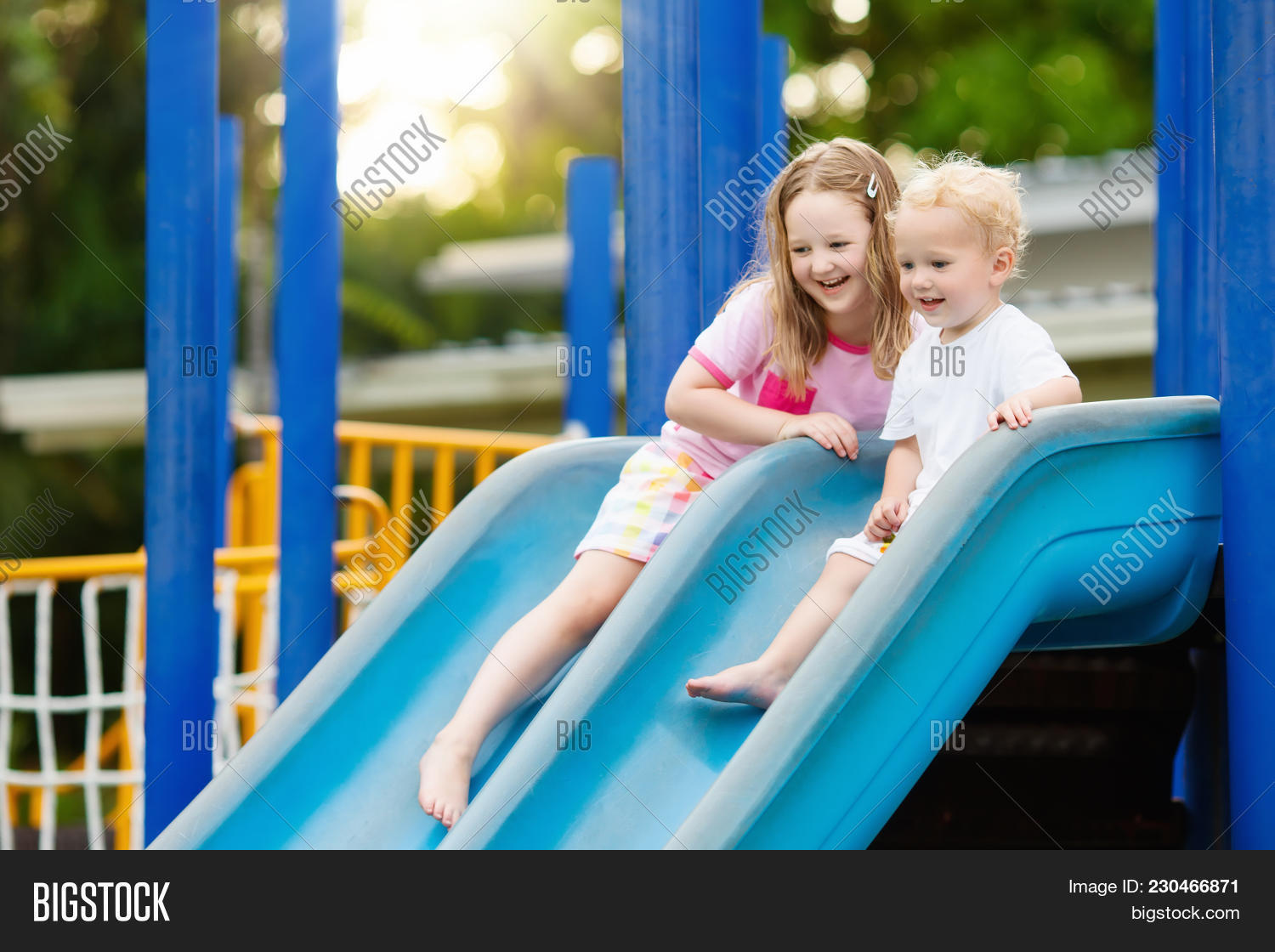 Kids On Playground. Image & Photo (Free Trial) | Bigstock