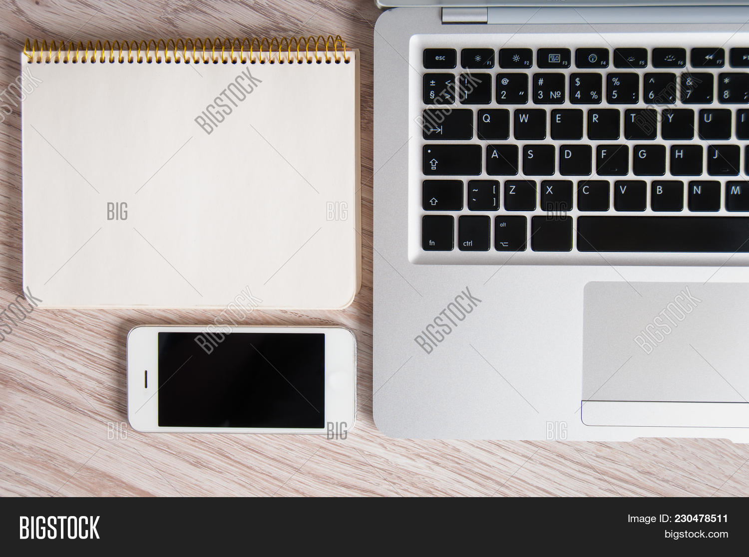 Notepad, Laptop Mobile Image & Photo (Free Trial) | Bigstock