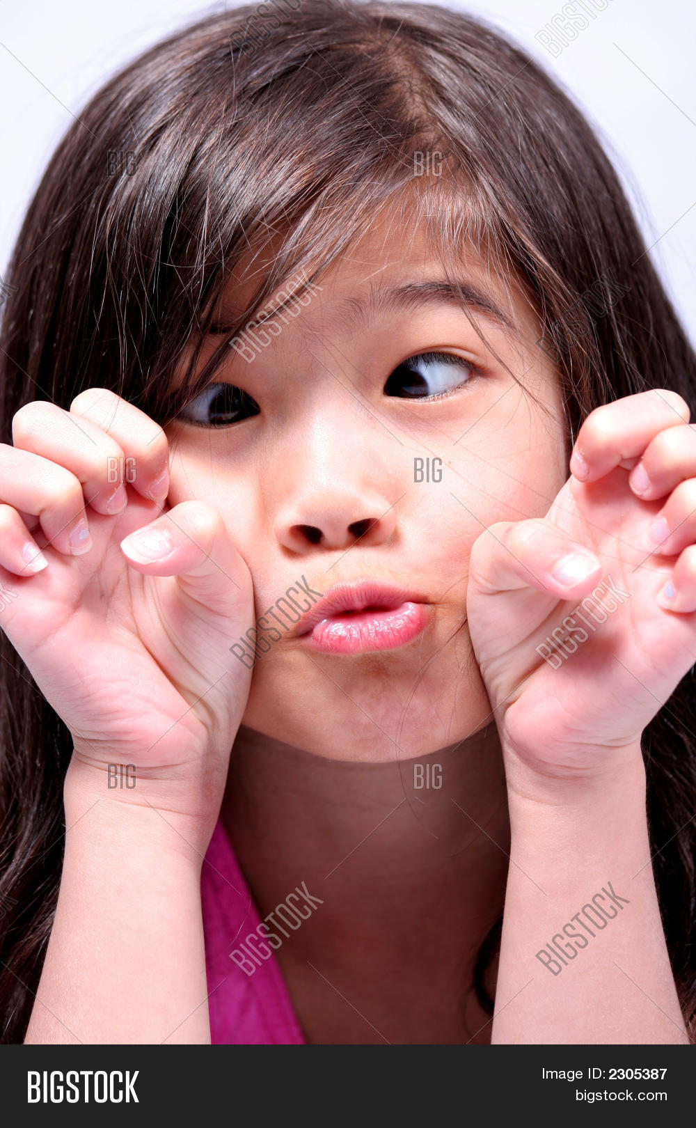 Little Girl Making Image & Photo (Free Trial) | Bigstock