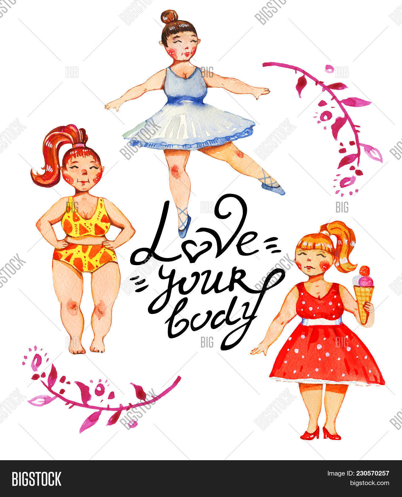 Body Postive Image & Photo (Free Trial) | Bigstock