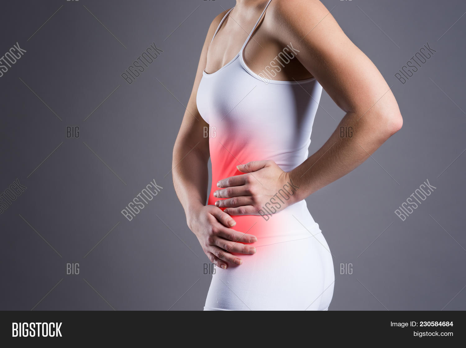 Woman Abdominal Pain Image & Photo (Free Trial) | Bigstock