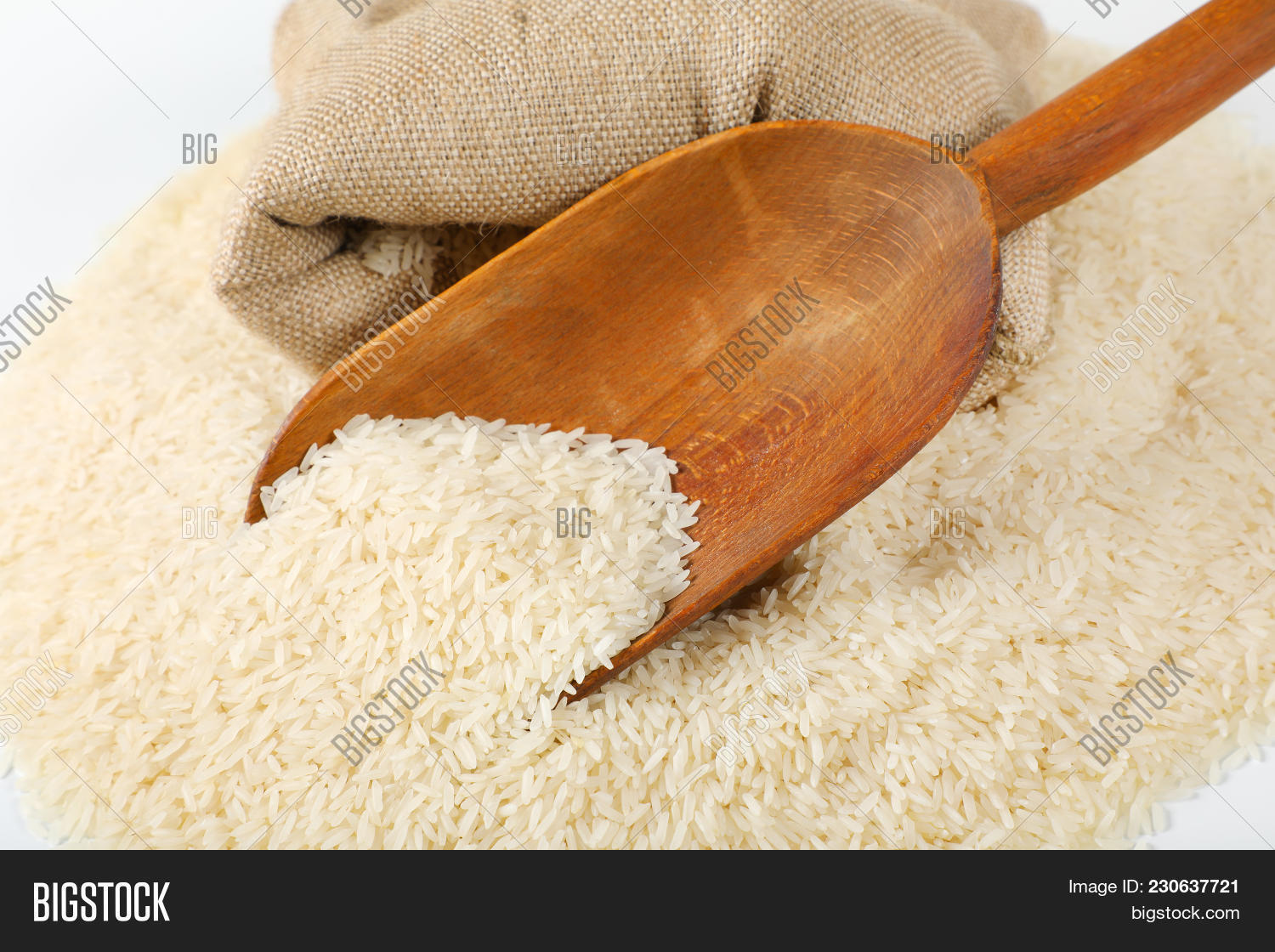 Pile Long Grained Rice Image & Photo (Free Trial) | Bigstock