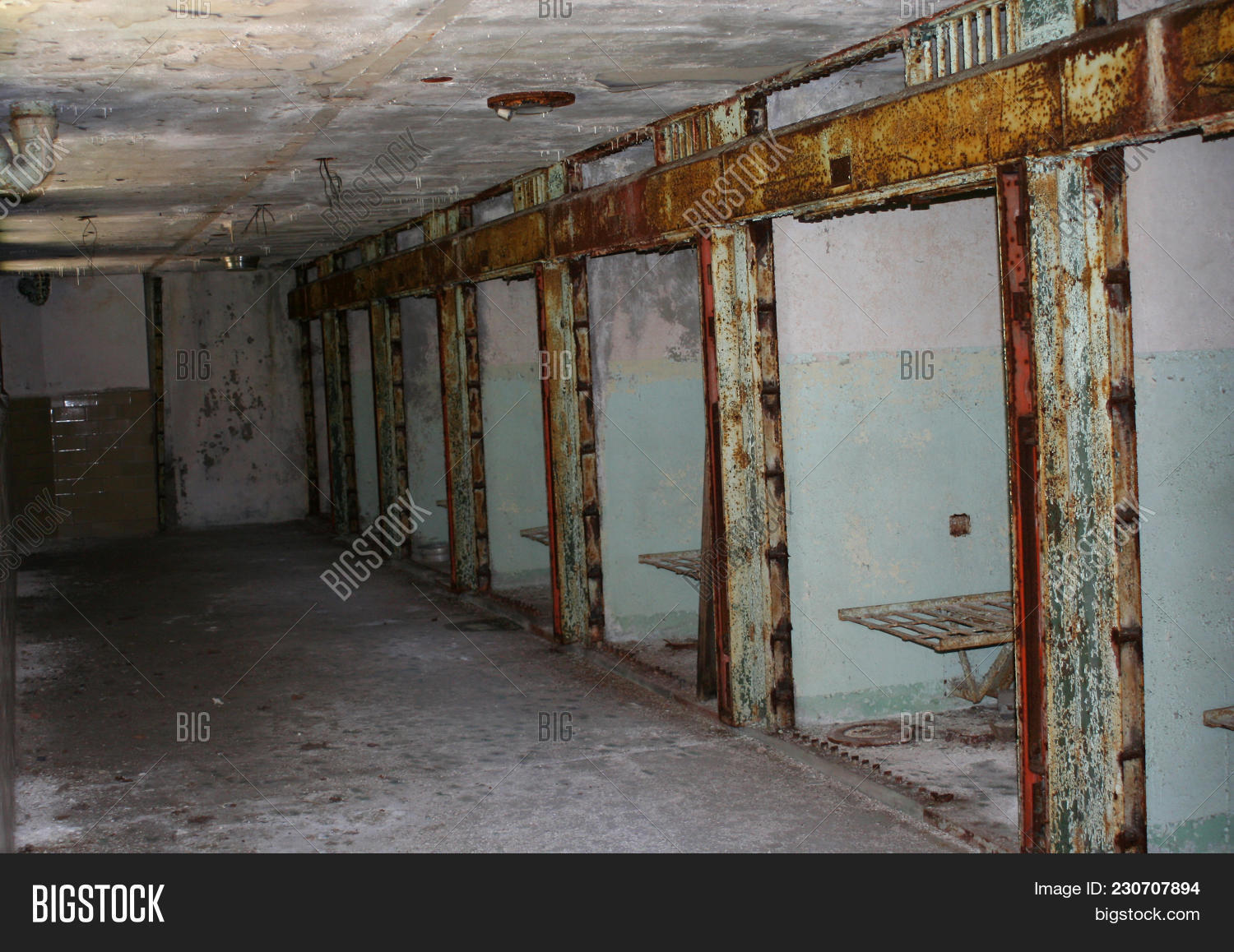Row Old Rusty Prison Image & Photo (Free Trial) | Bigstock