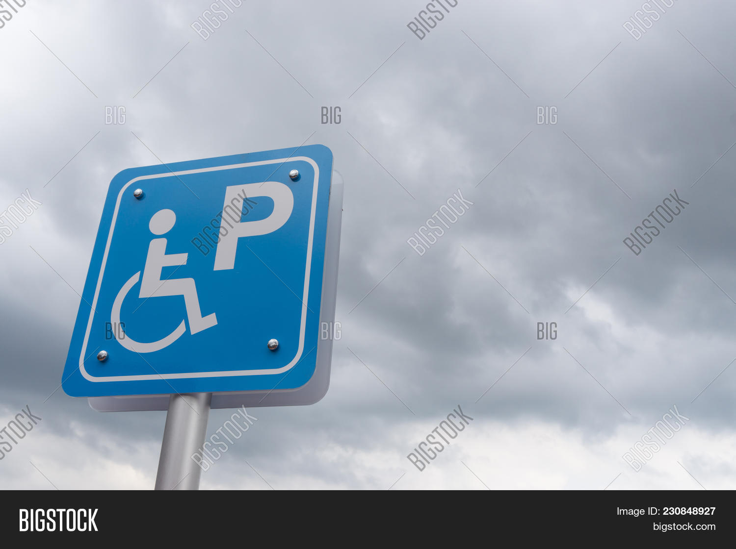 Disabled Parking Space Image & Photo (Free Trial) | Bigstock