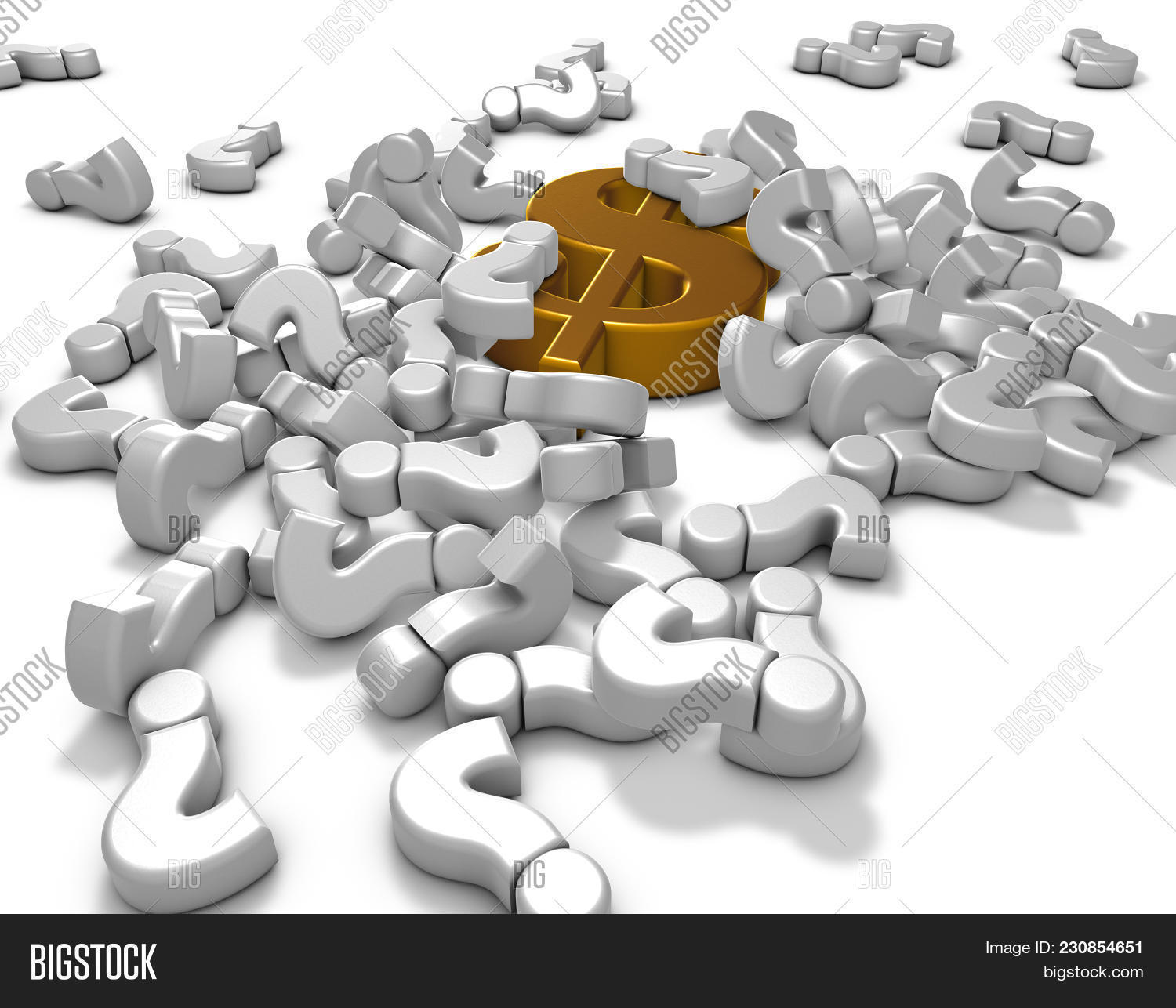 Dollar Symbol Question Image & Photo (Free Trial) | Bigstock