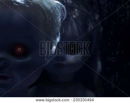 Two Creepy Faces Scary Image & Photo (Free Trial) | Bigstock