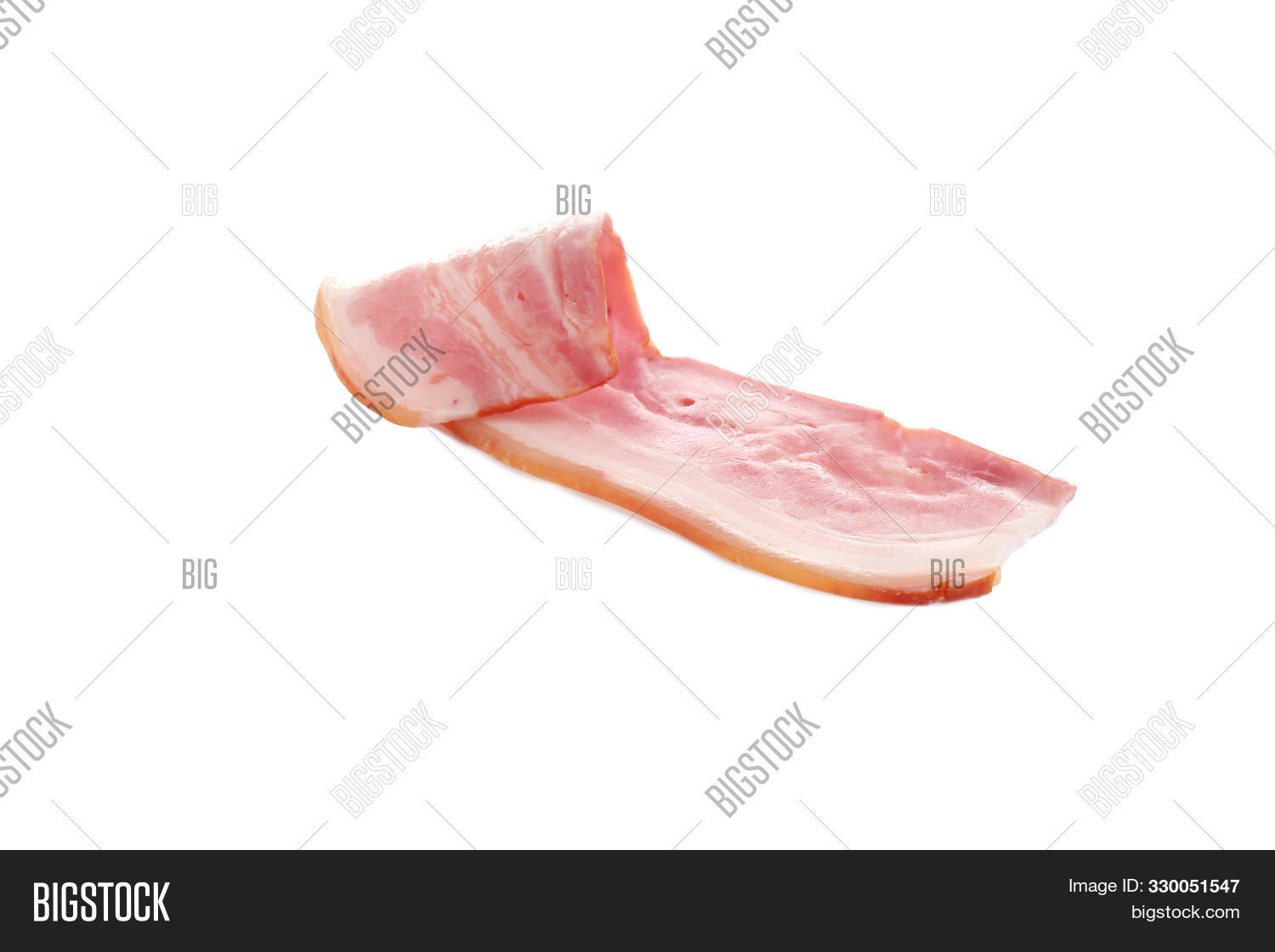 Slice Raw Bacon On Image & Photo (Free Trial) | Bigstock