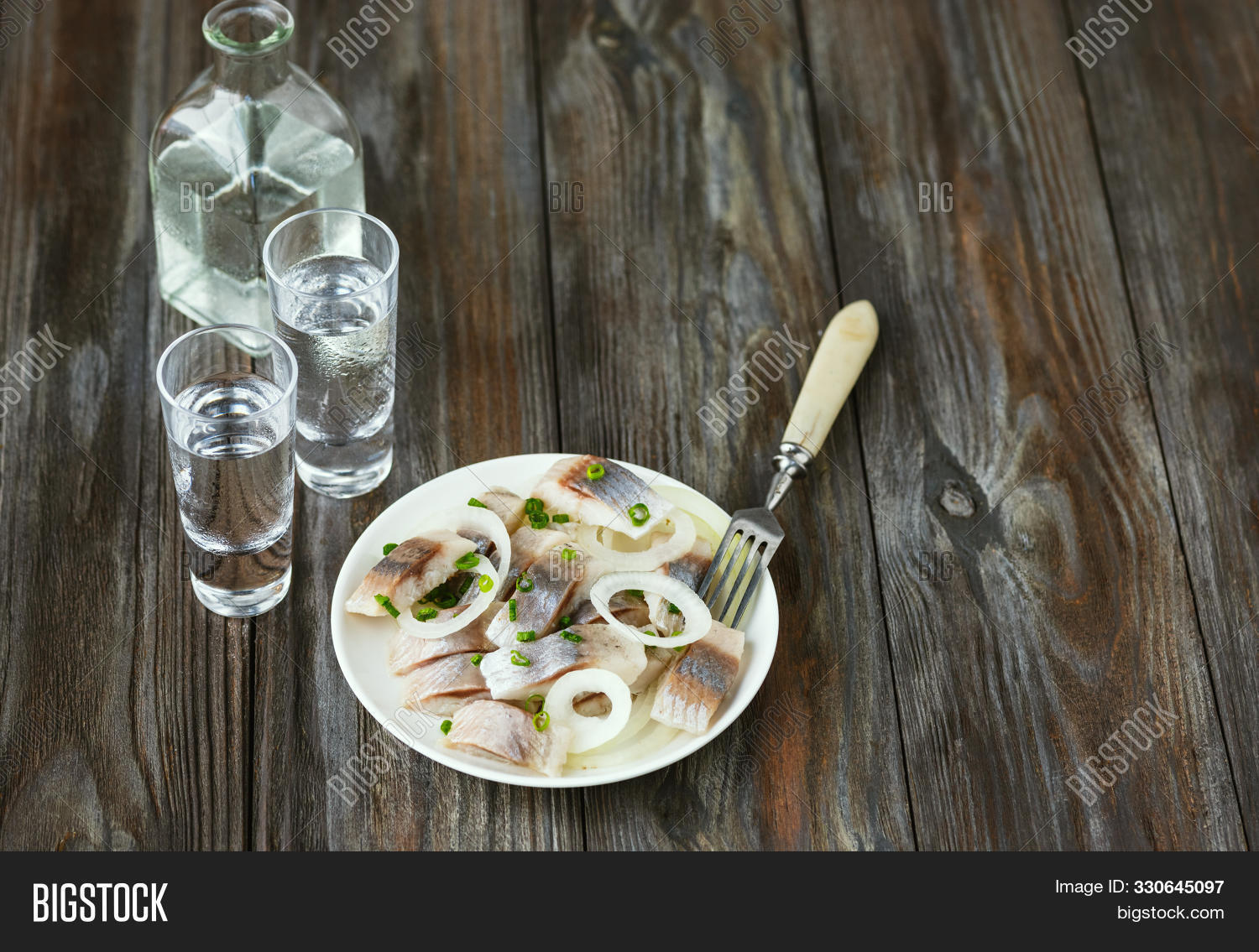 Vodka Salted Herring Image & Photo (Free Trial) | Bigstock