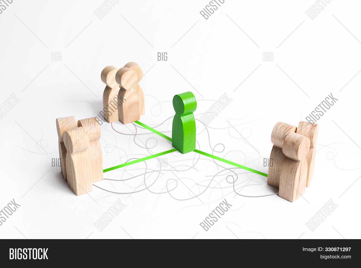 Green Figure Mediator Image & Photo (Free Trial) | Bigstock