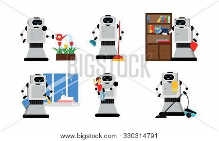 Robot Helper Vector & Photo (Free Trial) | Bigstock