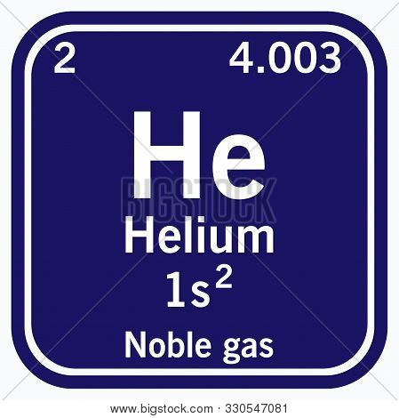 Helium Symbol Vector & Photo (Free Trial) | Bigstock