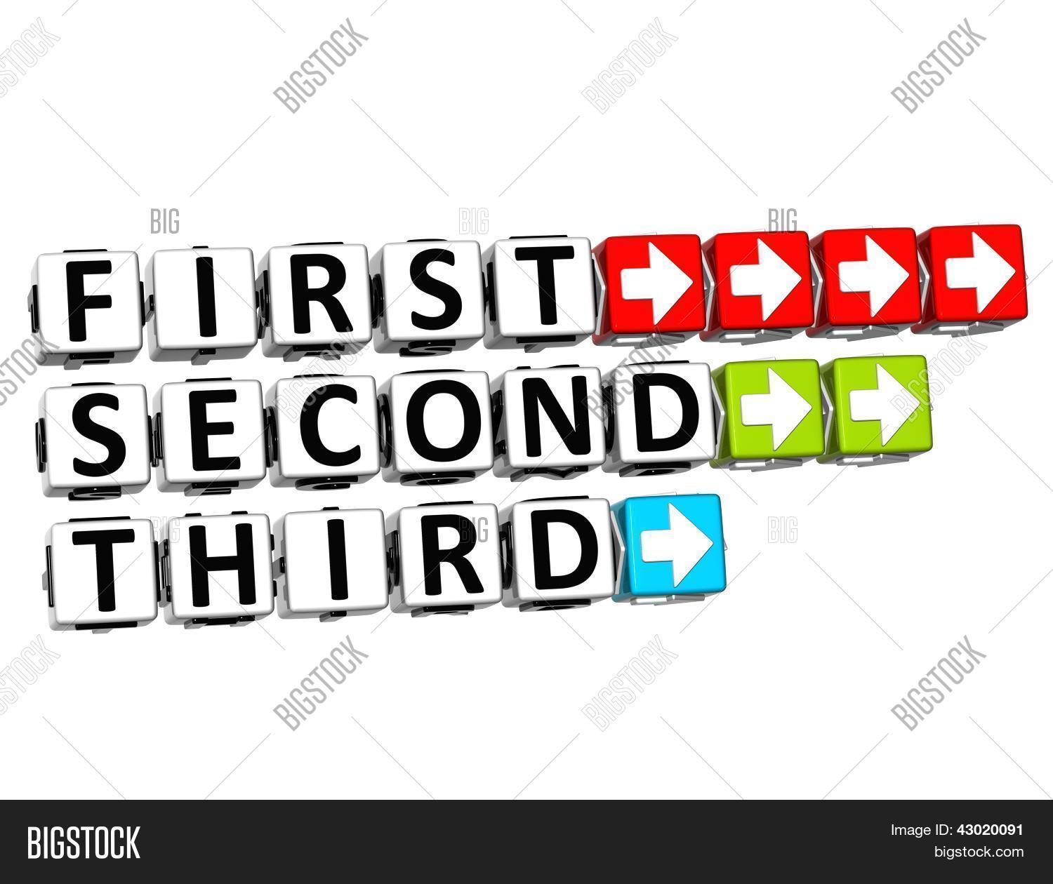 3D First Second Third Image & Photo (Free Trial) | Bigstock