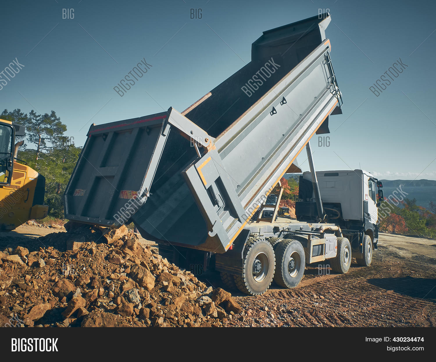 Unloading Tipper. Image & Photo (Free Trial) | Bigstock