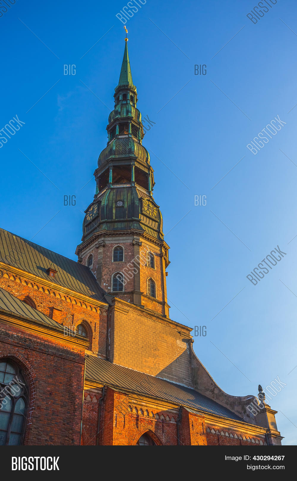 Riga St. Peters Church Image & Photo (Free Trial) | Bigstock