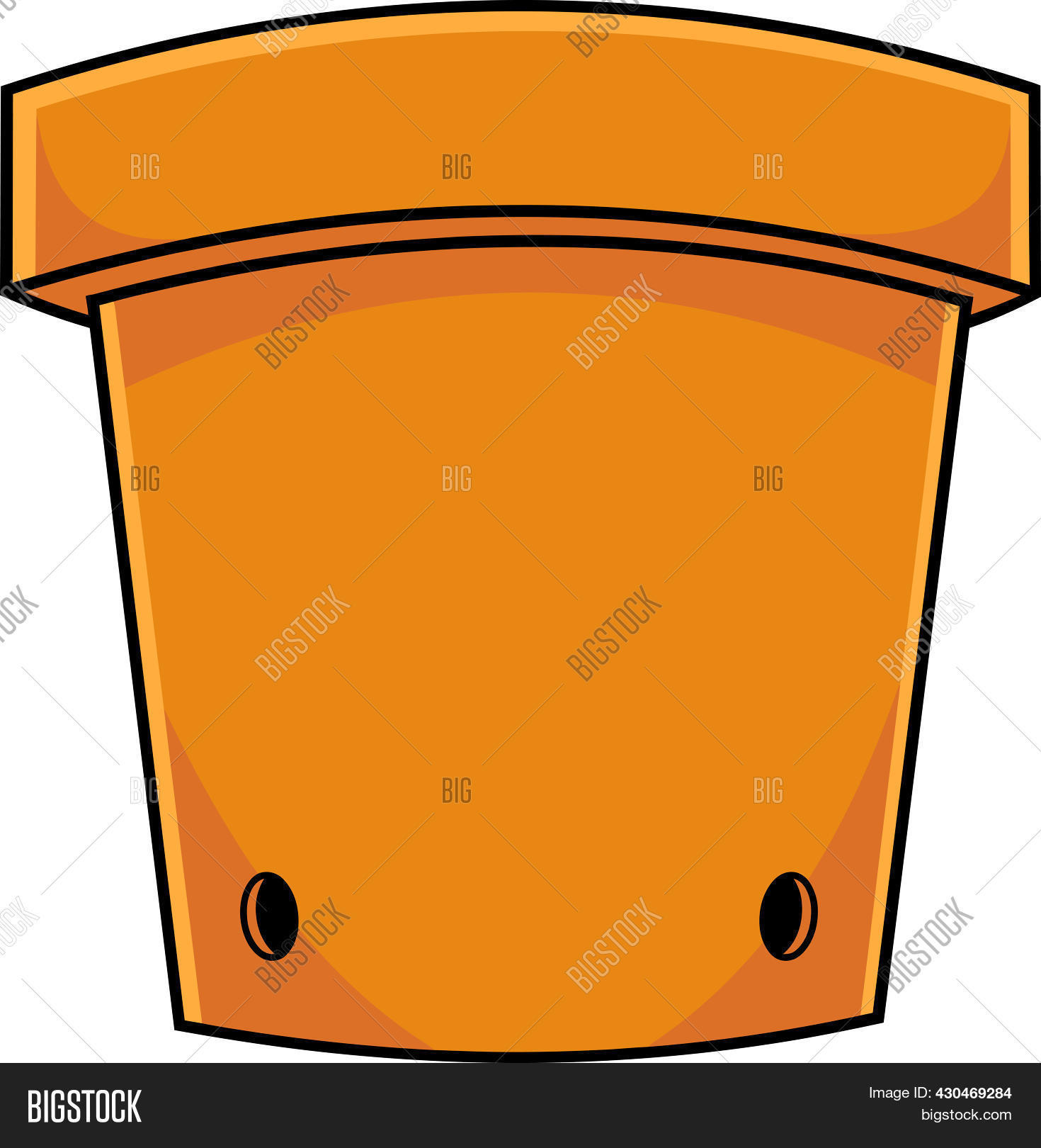 Cartoon Flower Pot. Image & Photo (Free Trial) | Bigstock